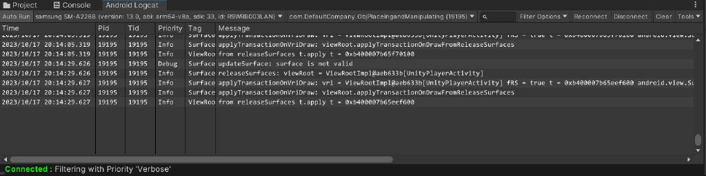 Log Android In Unity With Android Logcat
